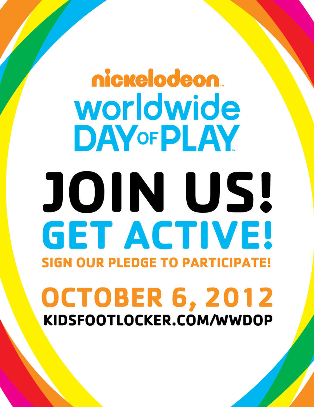 NickALive!: Kids Foot Locker Celebrates Nickelodeon's Worldwide Day Of Play