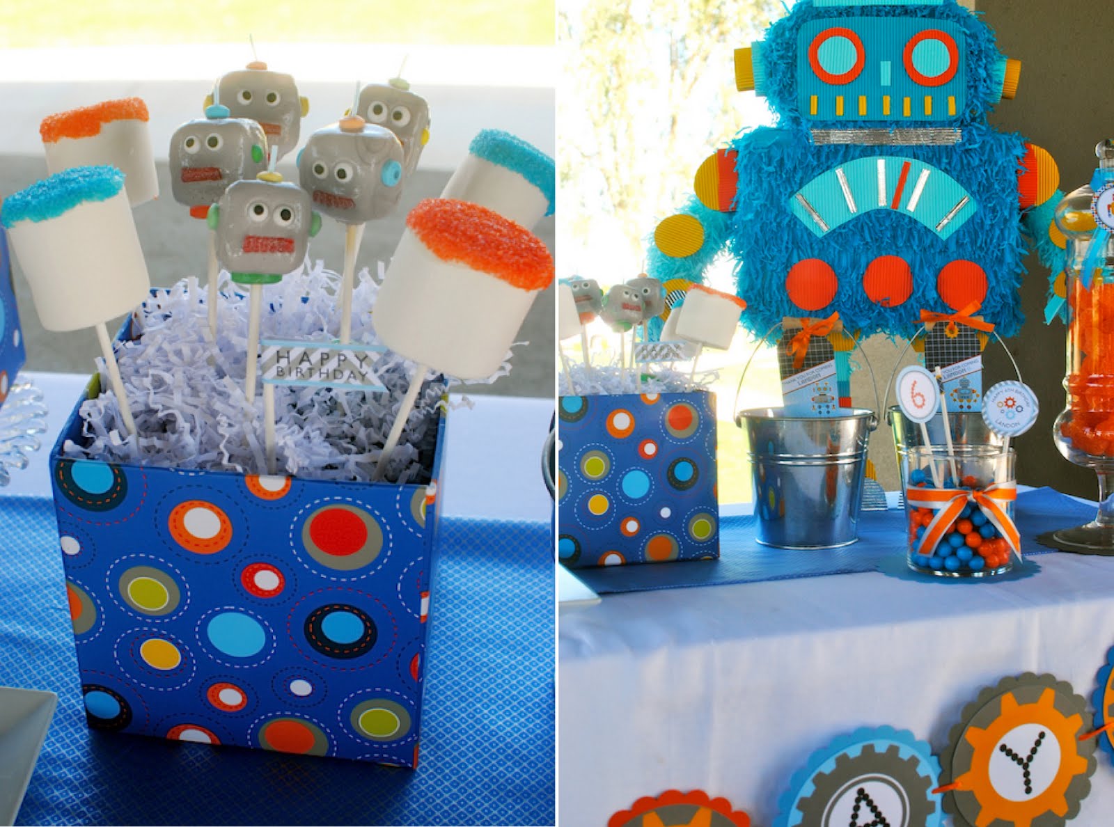 A Robo-tastic Robot Party - Anders Ruff Custom Designs, LLC