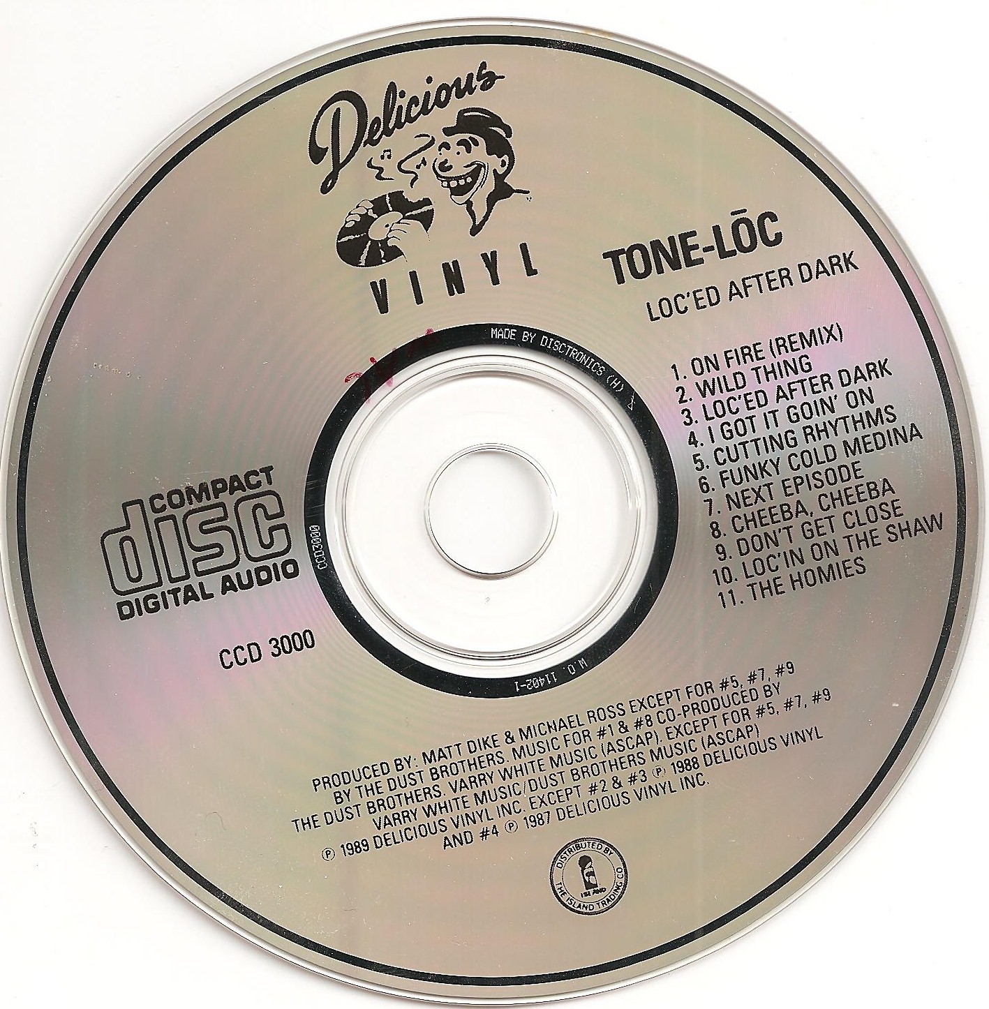 Tone-Loc - Loc'Ed After Dark (1989) Flac + 320kbps * RlsMaradona