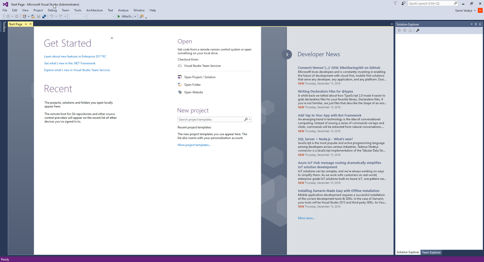 Living and breathing the world of Microsoft: Visual Studio 2017 Release ...