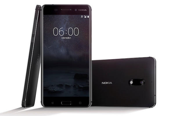 Nokia 6 with 5.5" display, 4GB RAM, 16MP + 8MP camera, Android 7.0 ...