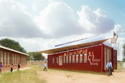 Shipping Container Homes: 40ft Shipping Container School, - LaunchPads ...