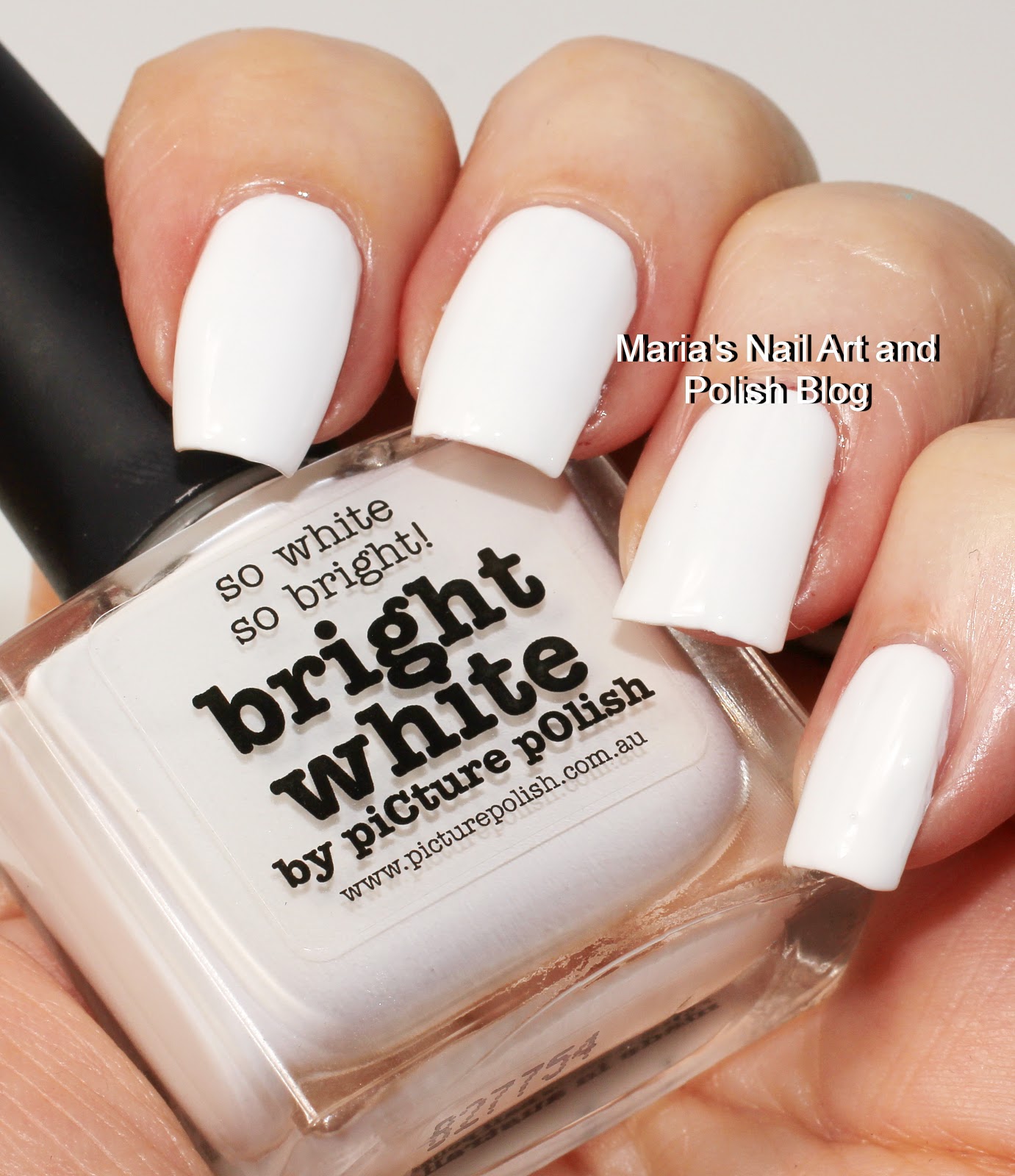 Marias Nail Art and Polish Blog: Picture Polish Bright White swatches