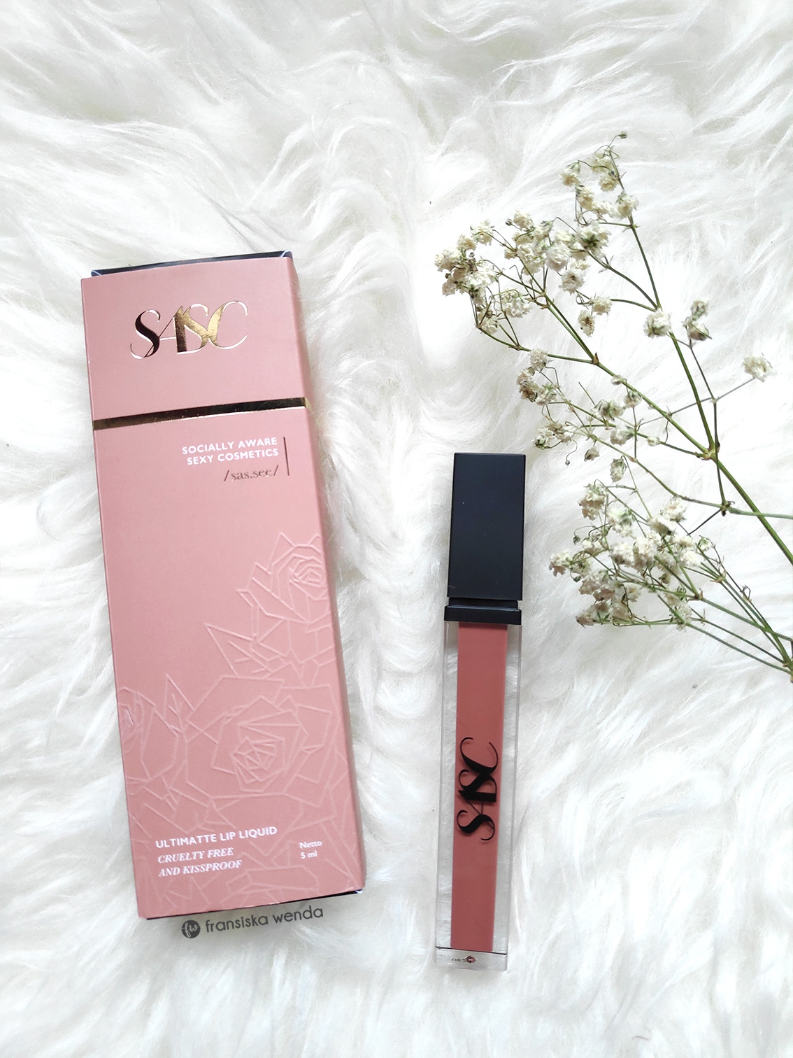 SASC x Malvava Ultimate Lip Liquid - Magnificent Review - fransiska wenda