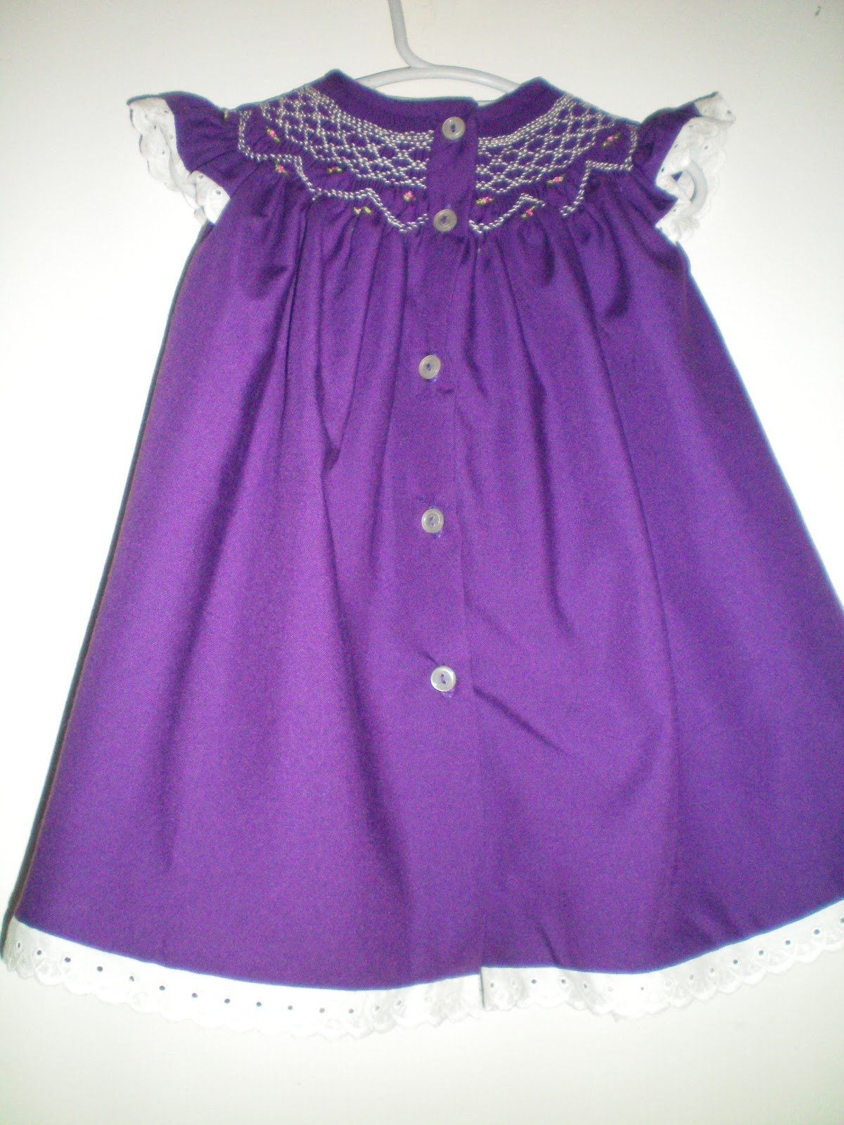 Vestidos para princesas: Vestido para bebe morado