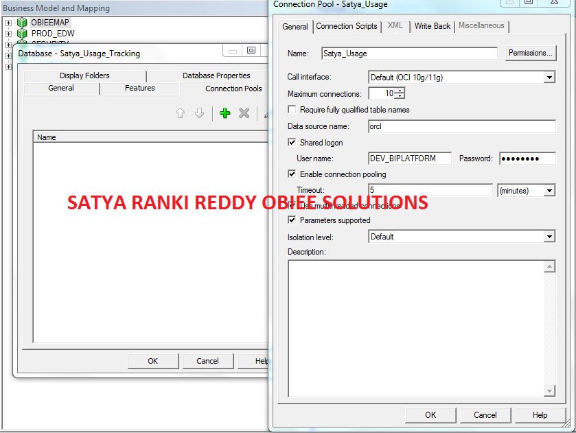 Satya Ranki Reddy Obiee Solutions Setting Up Usage Tracking In Oracle Bi 11g