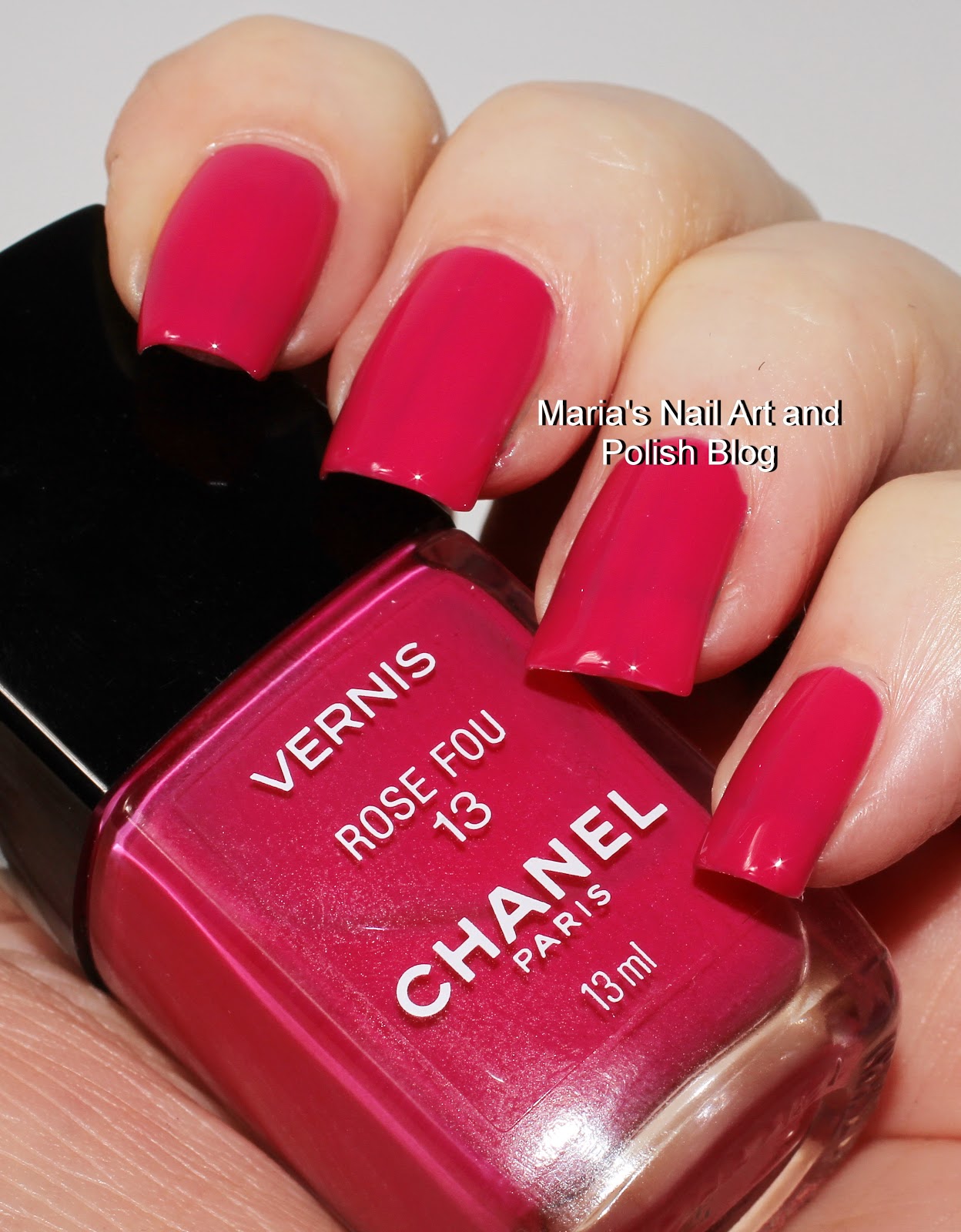 Marias Nail Art and Polish Blog: Chanel Rose Fou 13 swatches