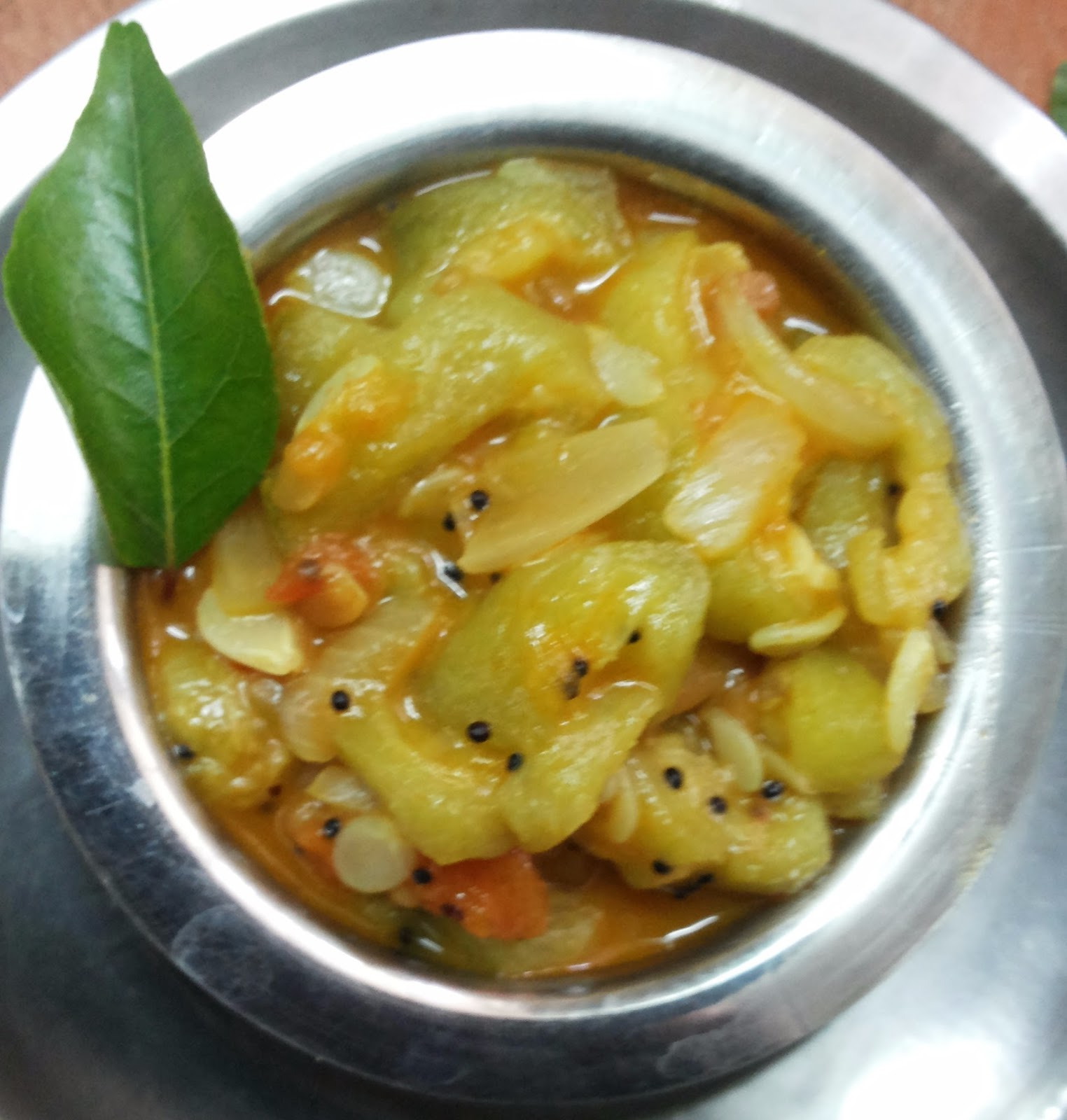 Eat Pray and Cook: Peerkankai Curry / Ridge Gourd Curry