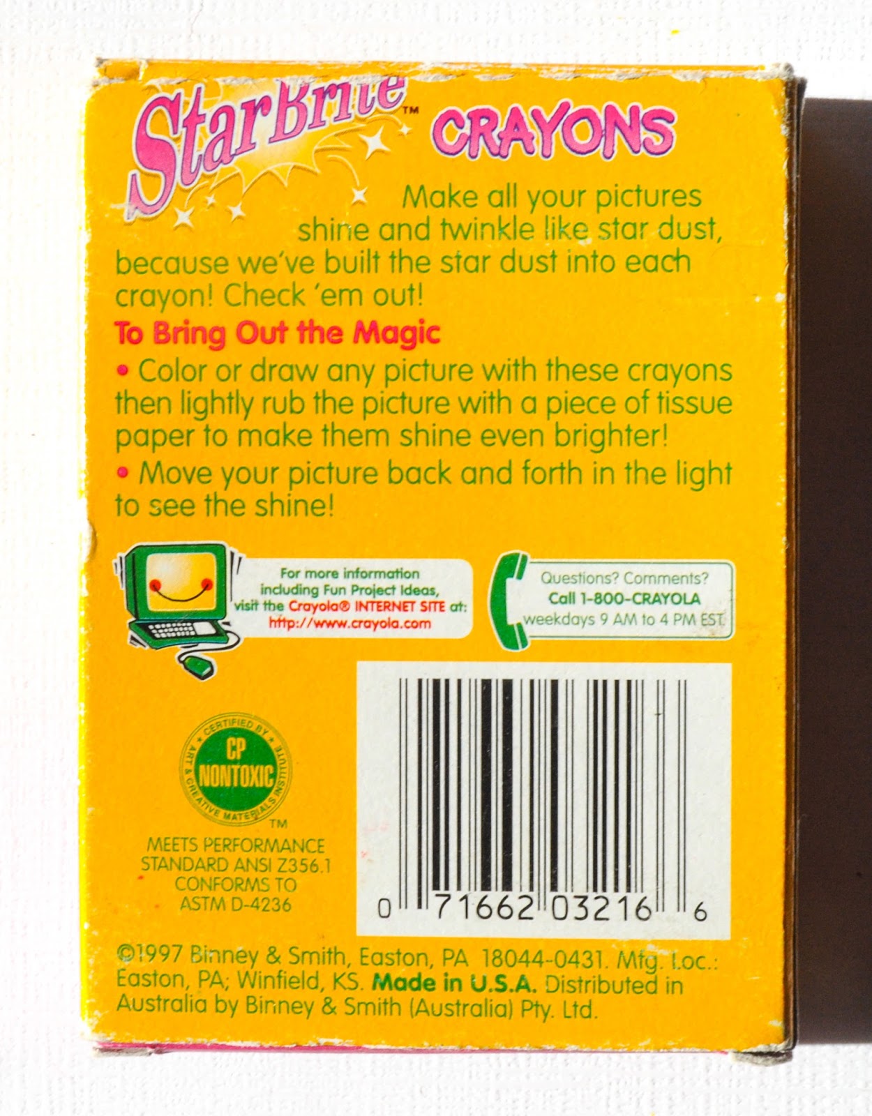 16 Count Crayola StarBrite Crayons: What's Inside the Box | Jenny's ...