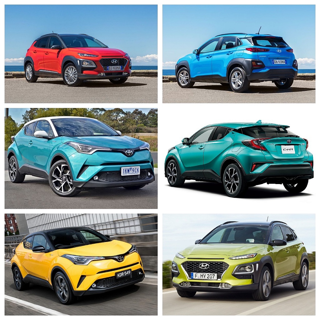 drivingandlife: HYUNDAI KONA - THE COMPETITION IN BLACK & WHITE