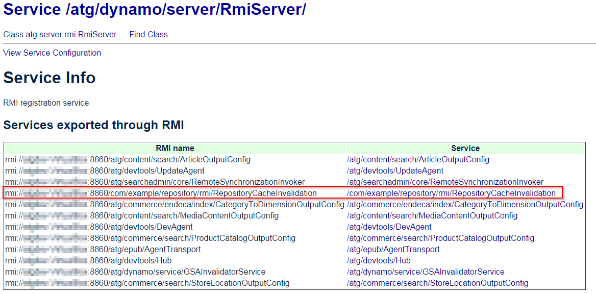 Register RMI Service on RmiServer and how to consume it (ATG Oracle ...