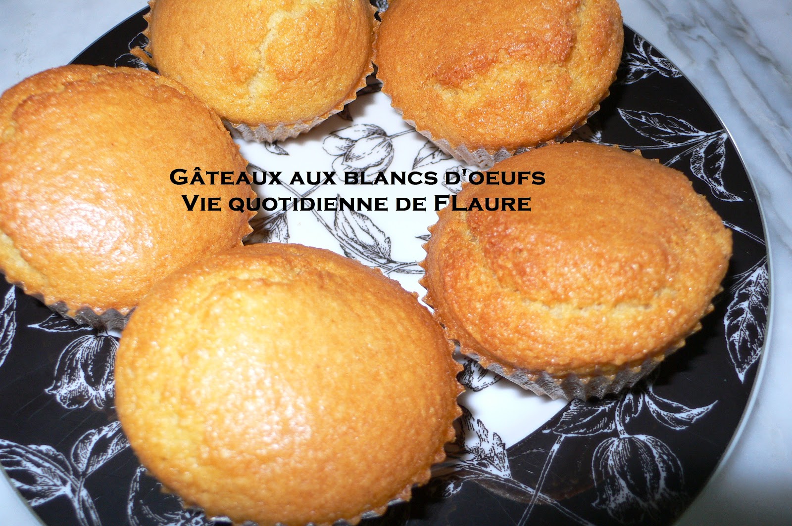 Gâteaux aux blancs d'oeufs