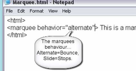 HTML Marquees ~ W3Schools | Tutorialspoint | Ammu Tutorials | Online ...