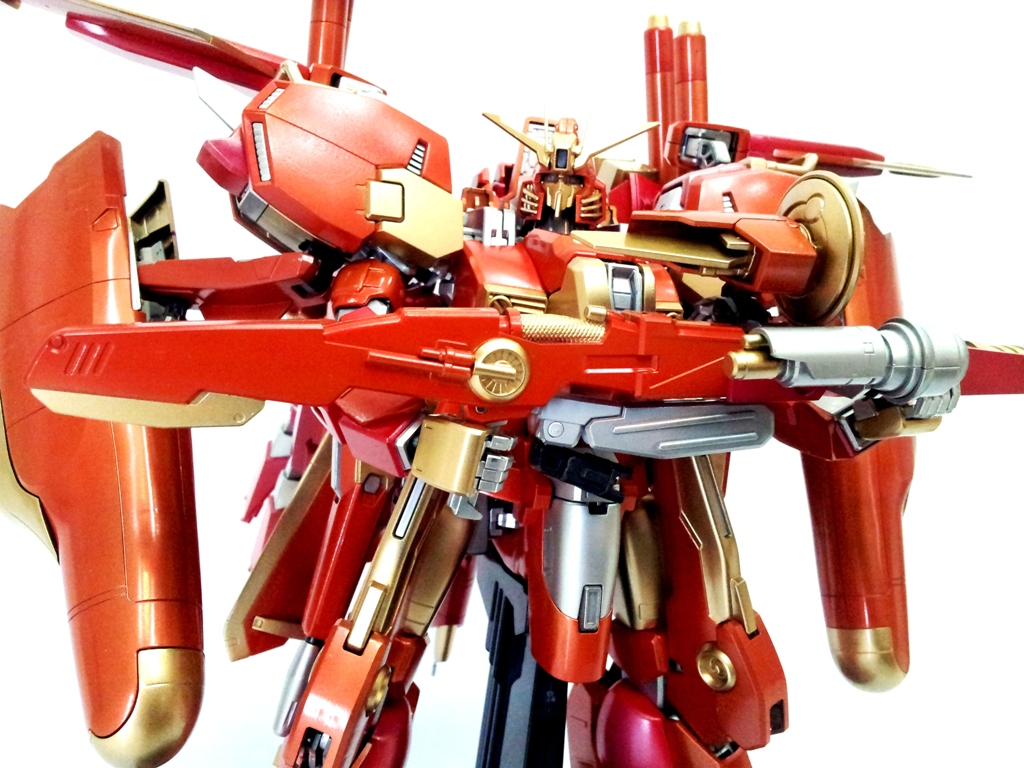 GUNDAM GUY: MG 1/100 EX-S Gundam [Red Army] - Painted Build