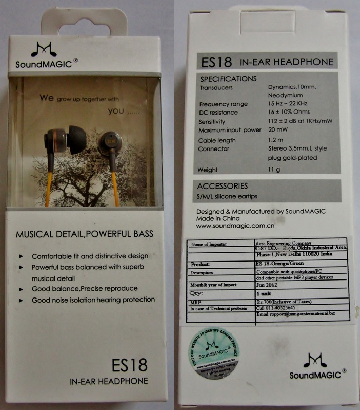 SoundMAGIC ES18 In-Ear Headphones (IEM) Review ~ Gadget Athena
