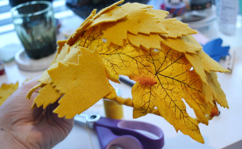 The Closet Historian: Another Little Fall Leaf Hat Tutorial