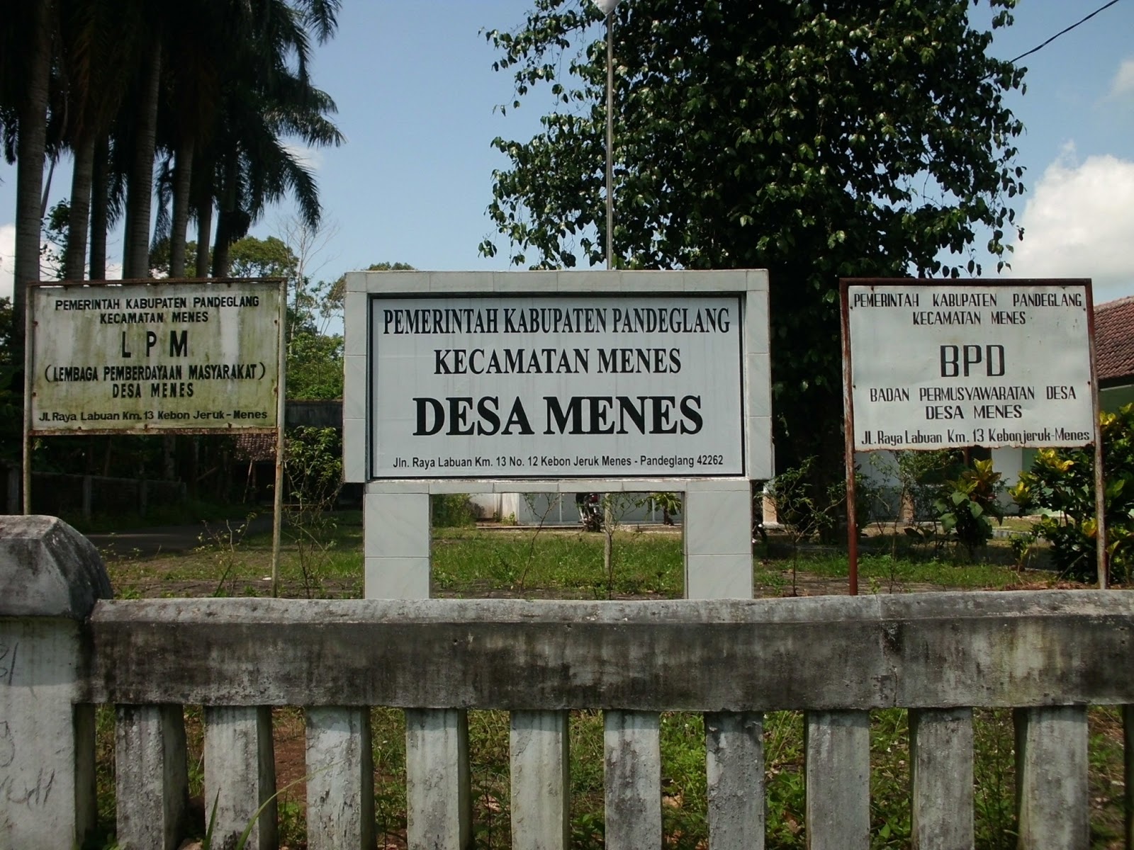 Desa Menes, Pandeglang, Prov. Banten: Desa Menes