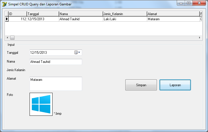 TUTORIAL DELPHI: Menampilkan Gambar di Laporan Delphi