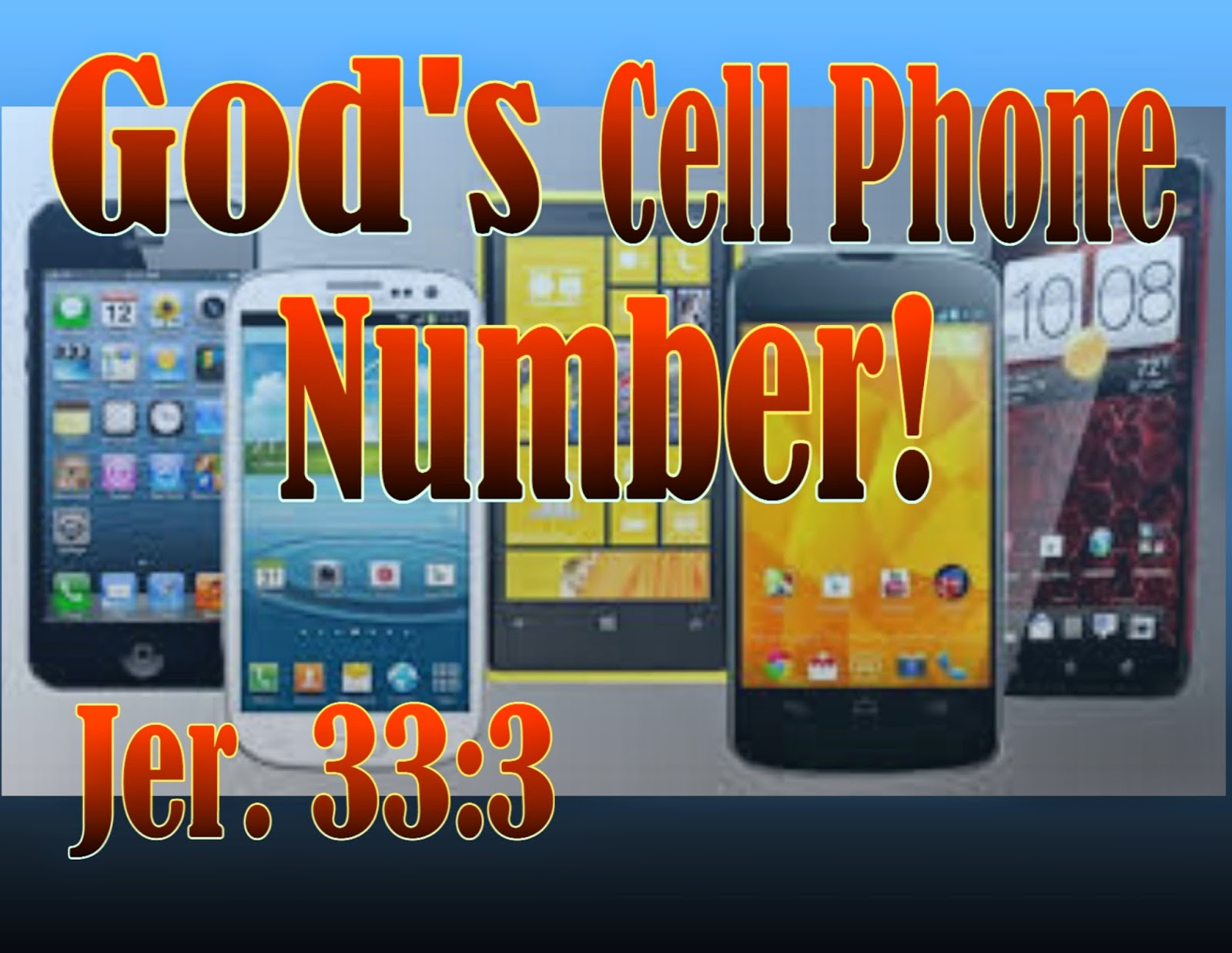 MaxEvangel: God's Cell Phone Number!