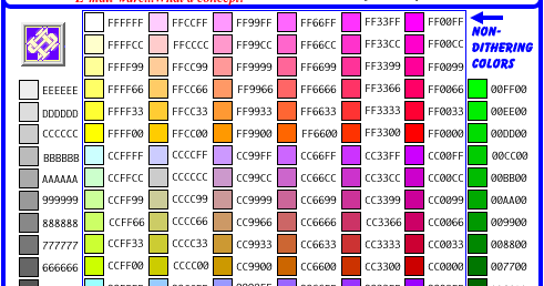 Informática 1º Bachillerato: Código de color RGB