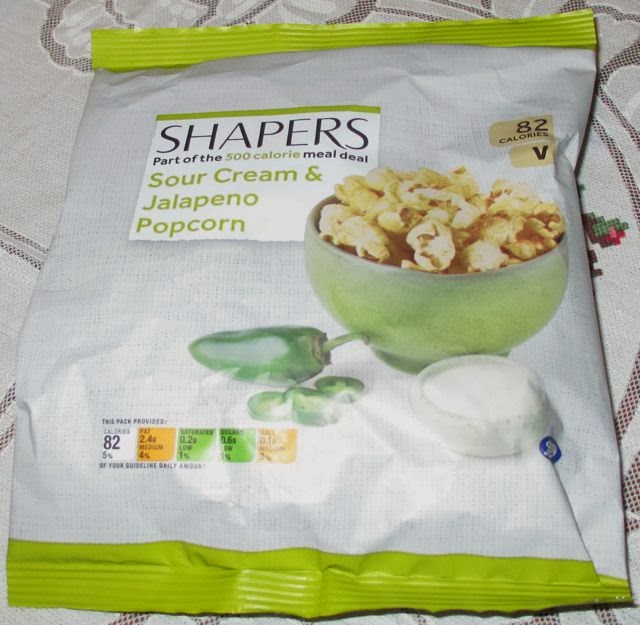 FOODSTUFF FINDS: Shapers Sour Cream and Jalapeño Popcorn (Boots) [By ...