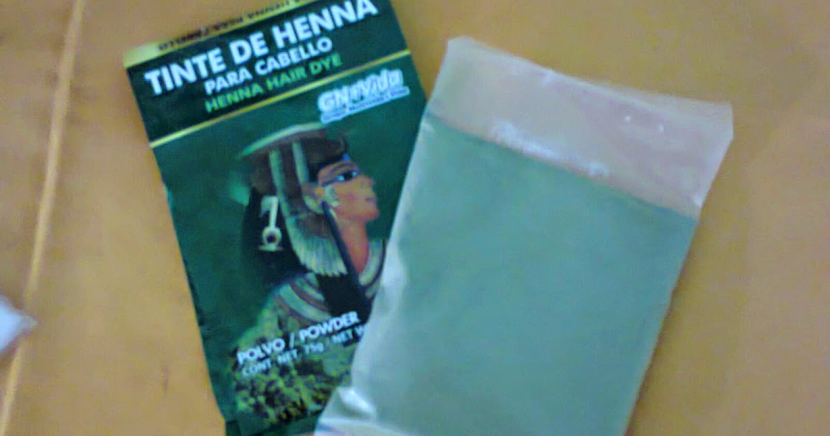 Coloración y cuidado del cabello: HENNA TINTE NATURAL