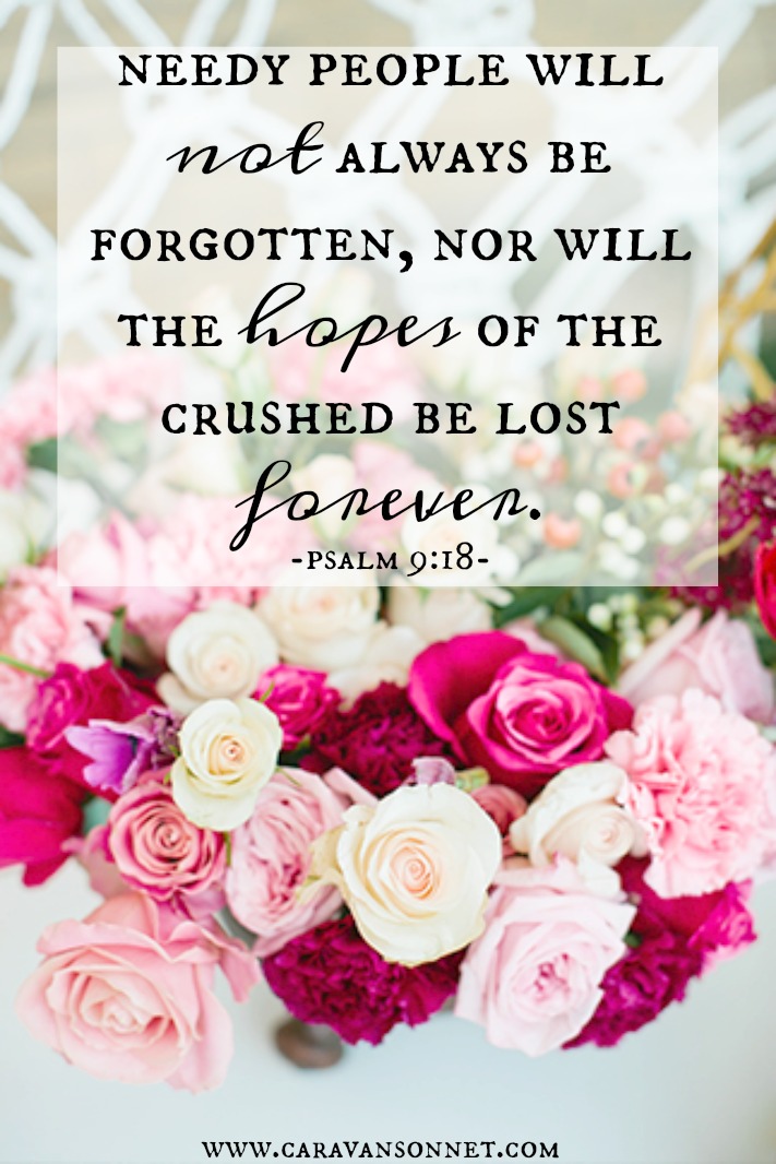 Sunday Scripture Five Psalm 9 18 Caravan Sonnet sunday-scripture-five-psalm-9-18-caravan-sonnet