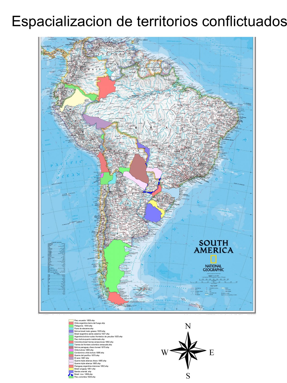 Región Latino Américana: Conflictos Territoriales Latino Americanos
