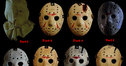 Evolution of the Jason Voorhees Mask | Blood Curdling Blog of Monster Masks