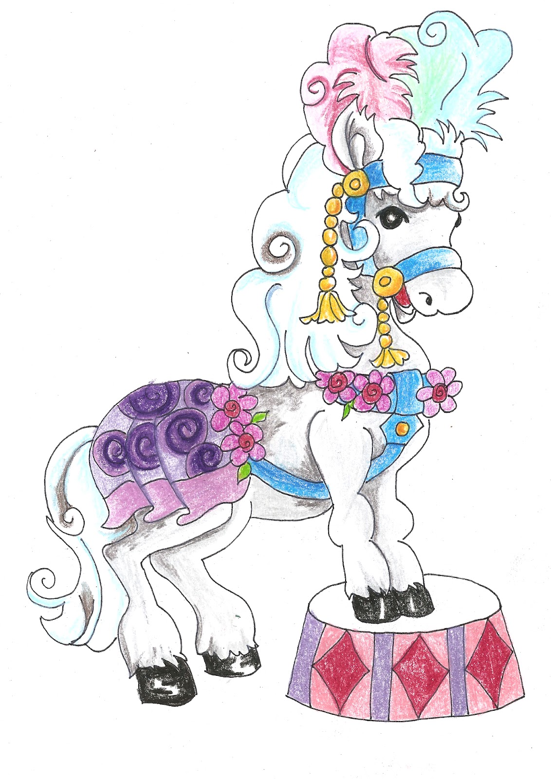 Tapestry Moon: Circus Pony