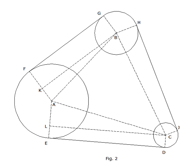 On the Drawing Board: Equation for determining belt size of a three ...