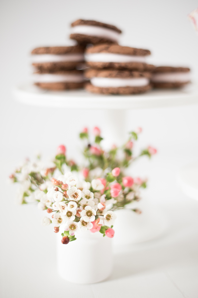 simmer & boyle: Brownie Marshmallow Cookies with bonus Marshmallow Pops