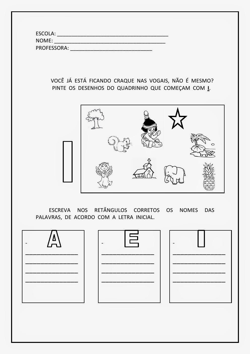 SORRIR E LECIONAR CARMENLANDIA: VOGAL - i