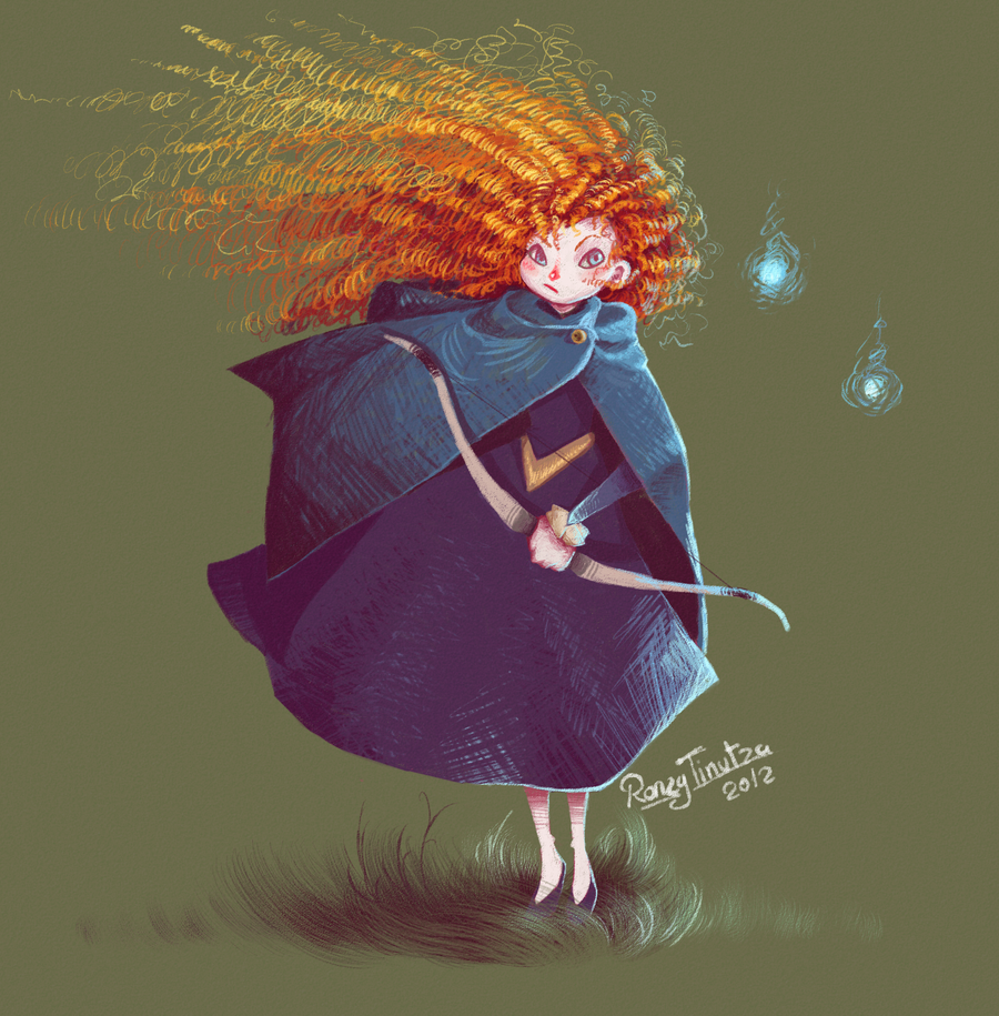 Fashion and Action: More Marvelous Merida Portraits - Brave Fan Art Gallery