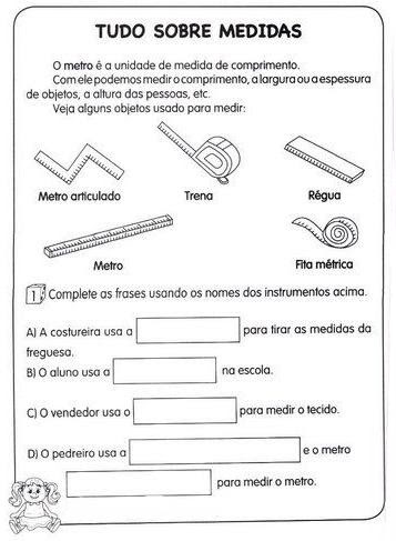Atividades Pedagógicas: Atividade Medidas de Comprimento