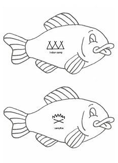 Clubhouse Academy: Printable Native American Indians Symbol Fish