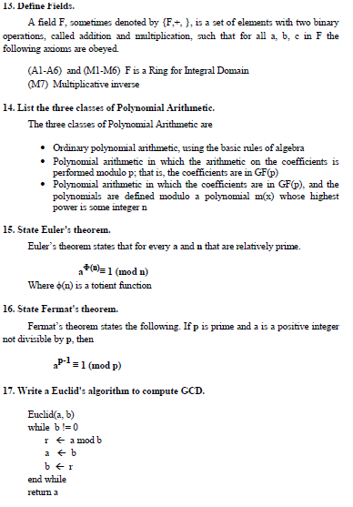 CS6701 Cryptography and Network Security Unit 1 Two Marks with Answer ...