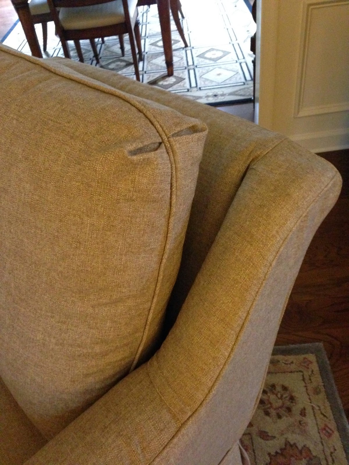 Pam Morris Sews: Linen Club Chair