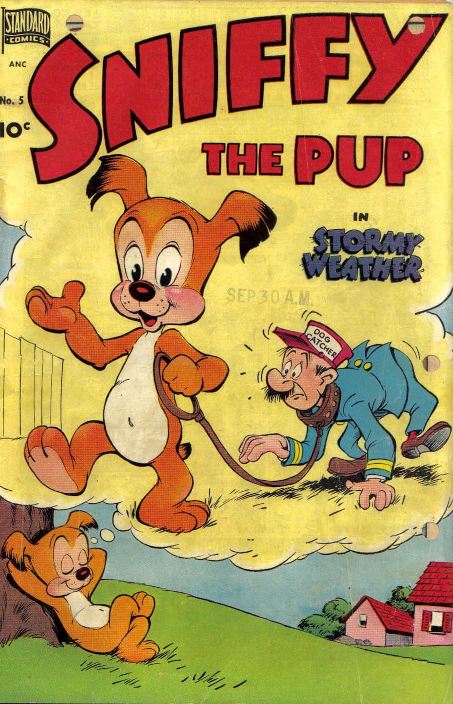 Sniffy the Pup #5 - Frank Frazetta art + 1st issue - Pencil Ink
