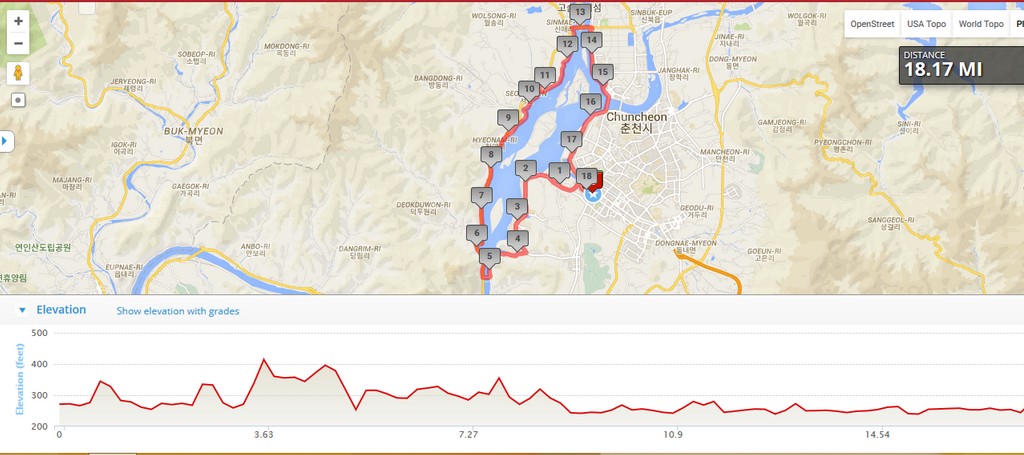 Chuncheon South Korea Map