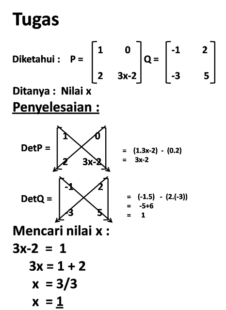 matematika ipa: Materi Presentasi Matriks