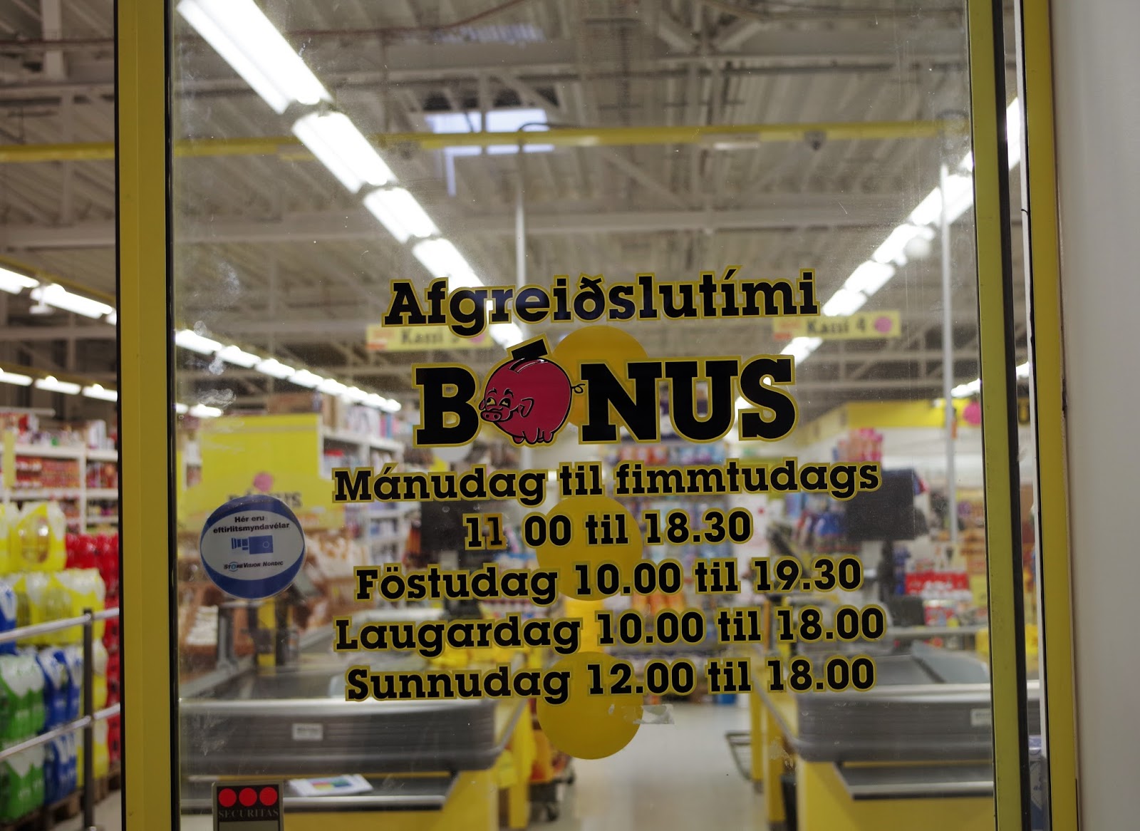 Island-Fan Kochbuch: Bónus - Einkaufen in Island