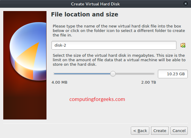 Add Extra Hard Disk to VirtualBox VM and set Automount | ComputingForGeeks