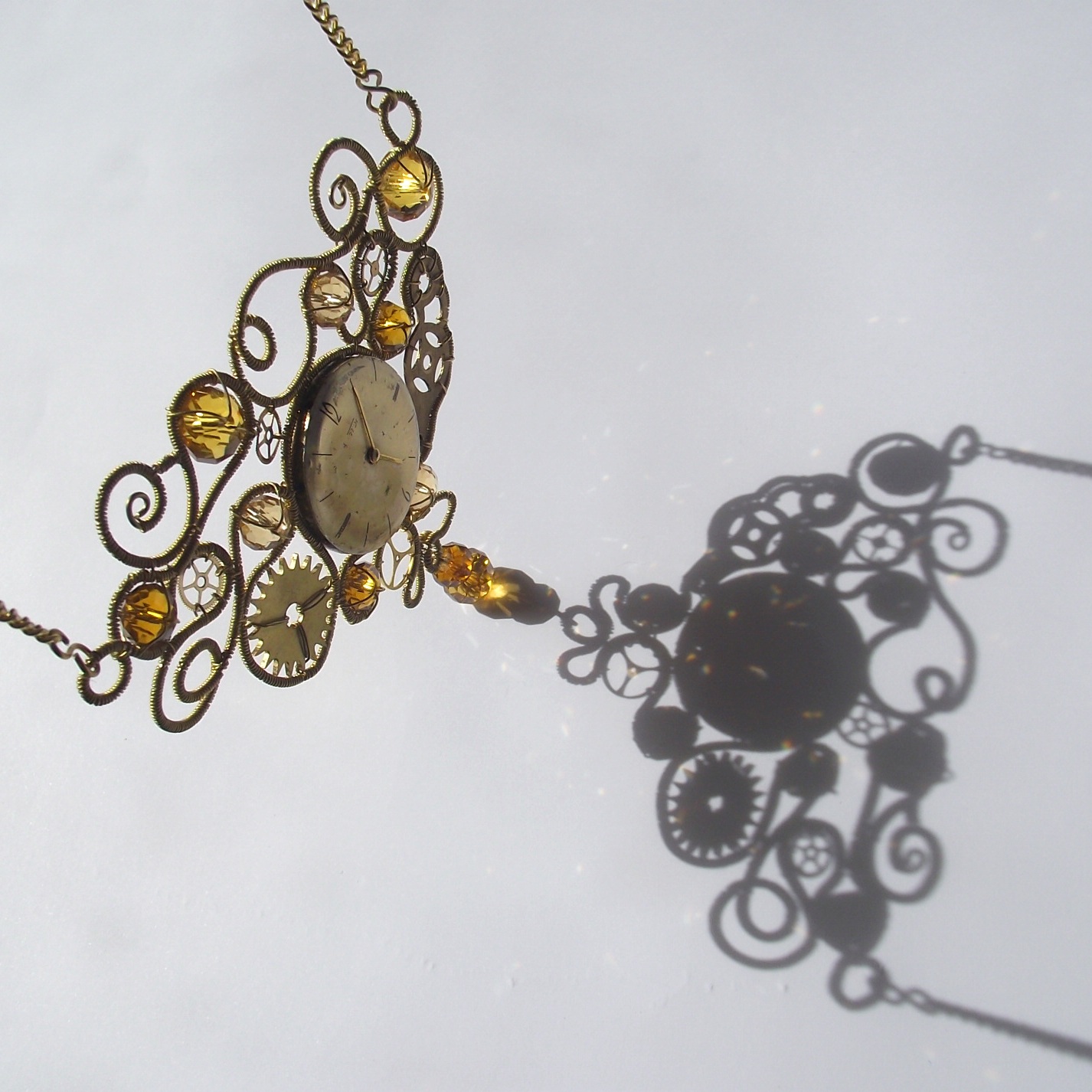 Time machine - wire wrapping competition #2 | GERMIA - Autorské šperky