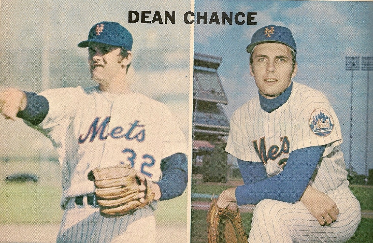 Former Cy Young Winner & Short Mets Pitcher: Dean Chance (1970)