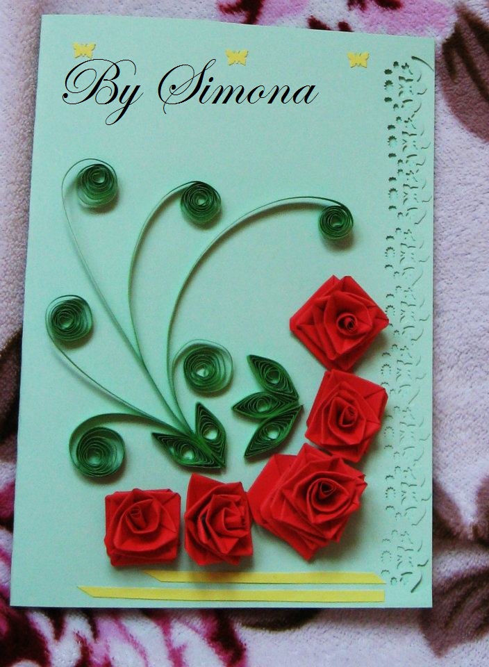 Felicitari si Tablouri Quilling