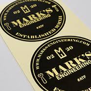 Custom Die Cut Stickers Printing Design's: Transparent polyester ...