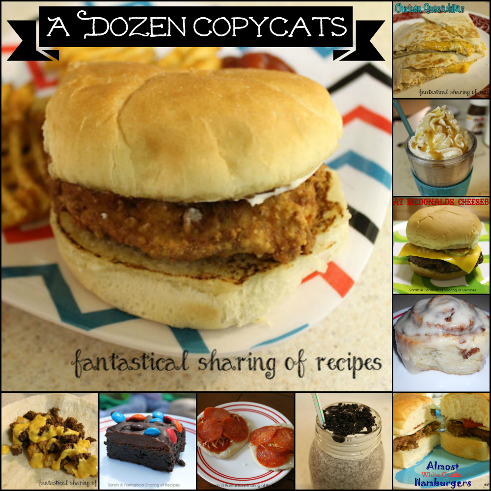 Fantastical Sharing of Recipes: A Dozen Copycats