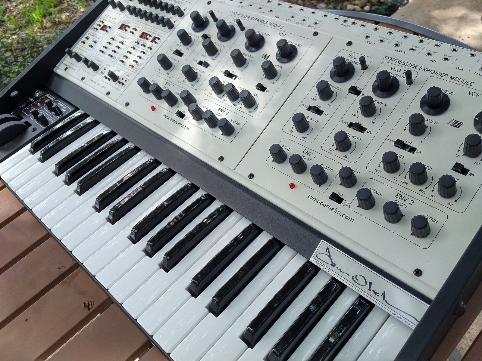 MATRIXSYNTH: Tom Oberheim TVS PRO Two-Voice Synthesizer Analog Synth ...