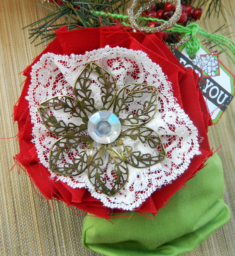 Easy Made Fabric Vase